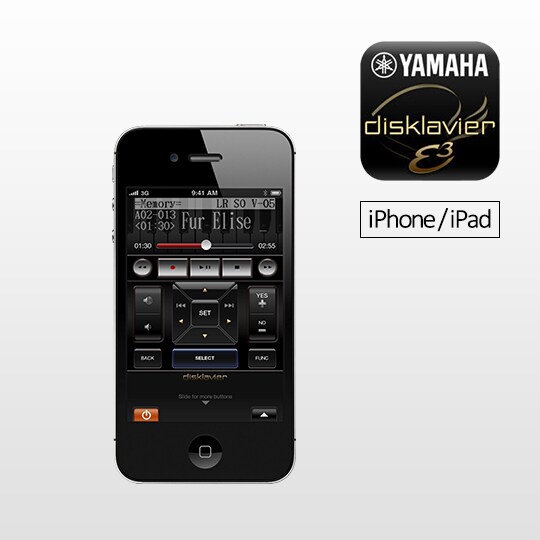 E3 Controller - Spesifikasi - Apps - Produk - Piano - Yamaha - Indonesia