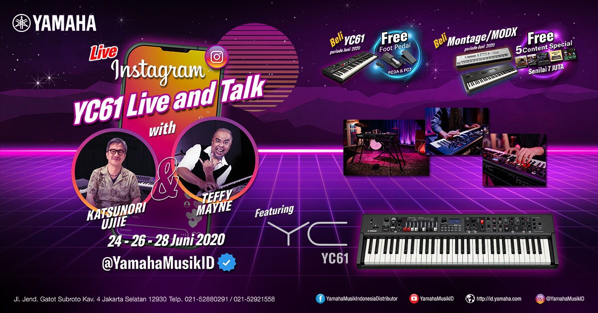 "YC61 Instagram Live and Talk" bersama Katsunori Ujiie & Teffy Mayne